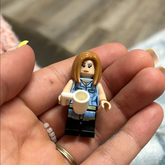 Lego | Toys | Rachel From Friends Lego Minifigure With Blue Vest And ...
